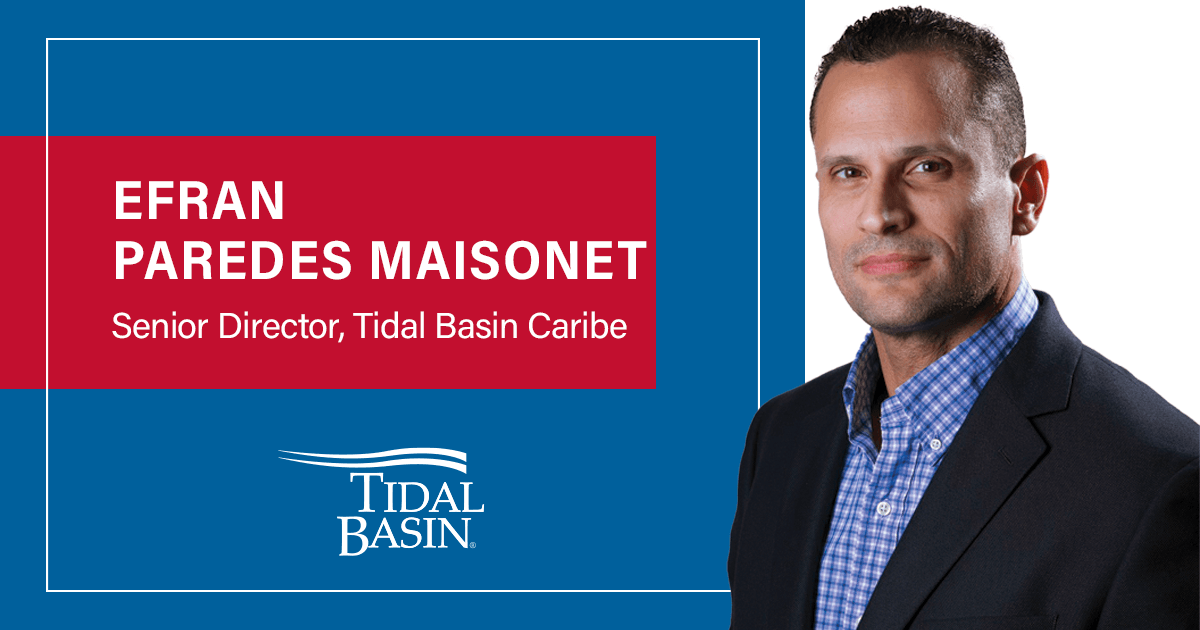 Efran Paredes Maisonet Joins Tidal Basin Caribe - Tidal Basin Group