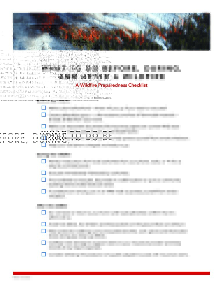 Wildfire Resource Center - Tidal Basin Group