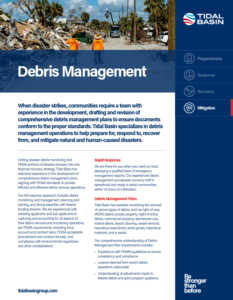 Debris Management - Tidal Basin Group