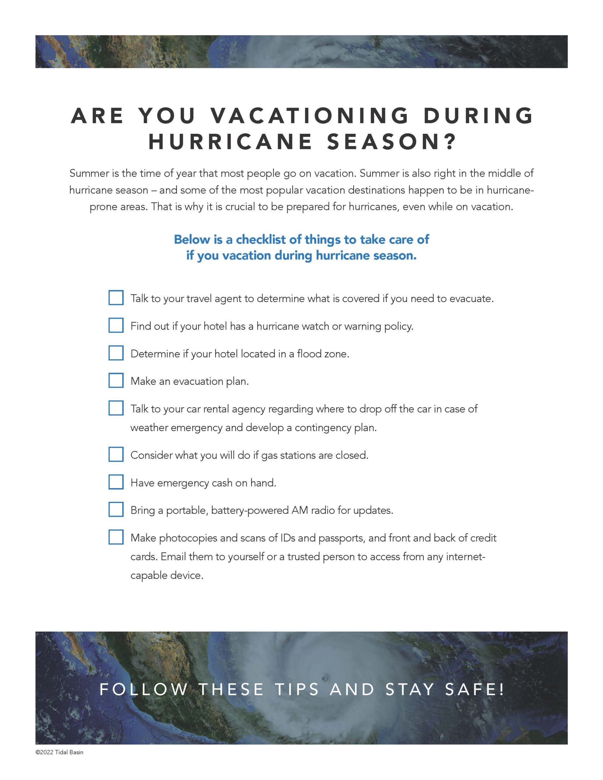 Hurricane Resource Center - Tidal Basin Group