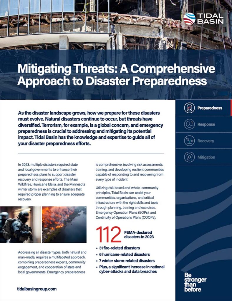 Mitigating Threats: A Comprehensive Approach to Disaster Preparedness ... Mitigating Threats: A Comprehensive Approach to Disaster Preparedness ...
