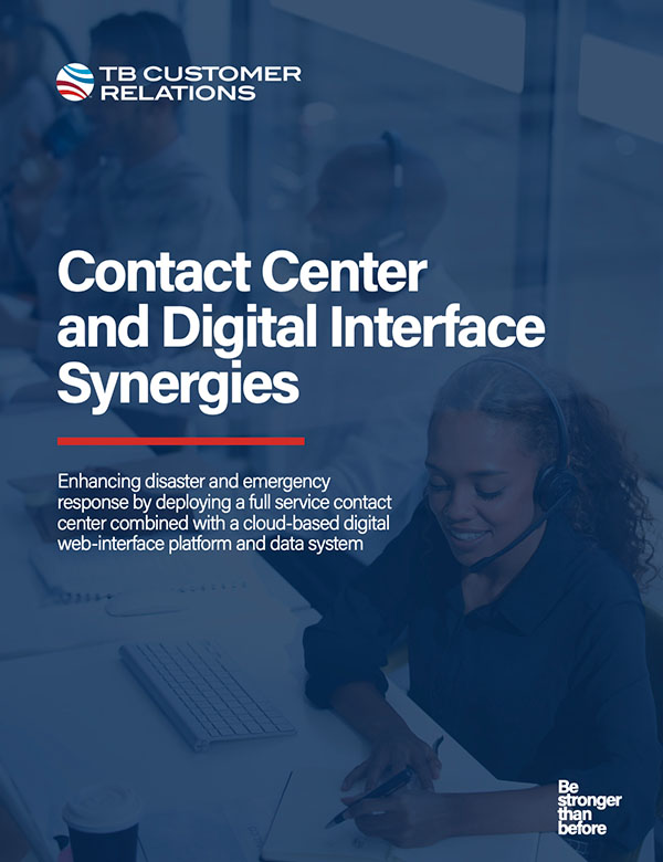 Contact Center and Digital Interface Synergies - Tidal Basin Group