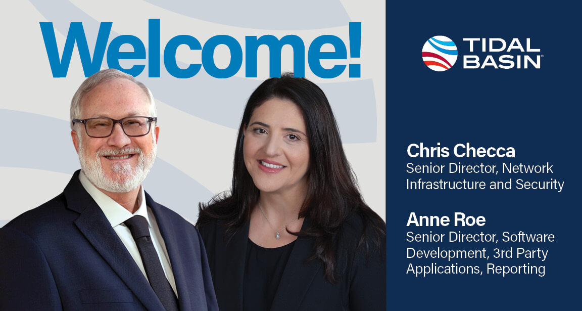 Tidal Basin Welcomes Senior Directors - Anne Roe and Christopher Checca ...