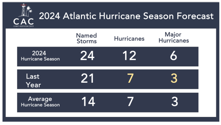 Hurricane and Tropical Storm Names of 2024 - Tidal Basin Group