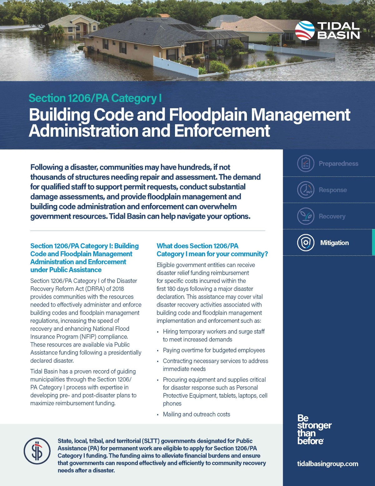 FEMA Section 1206 - Building Code and Floodplain Management - Tidal Basin Group